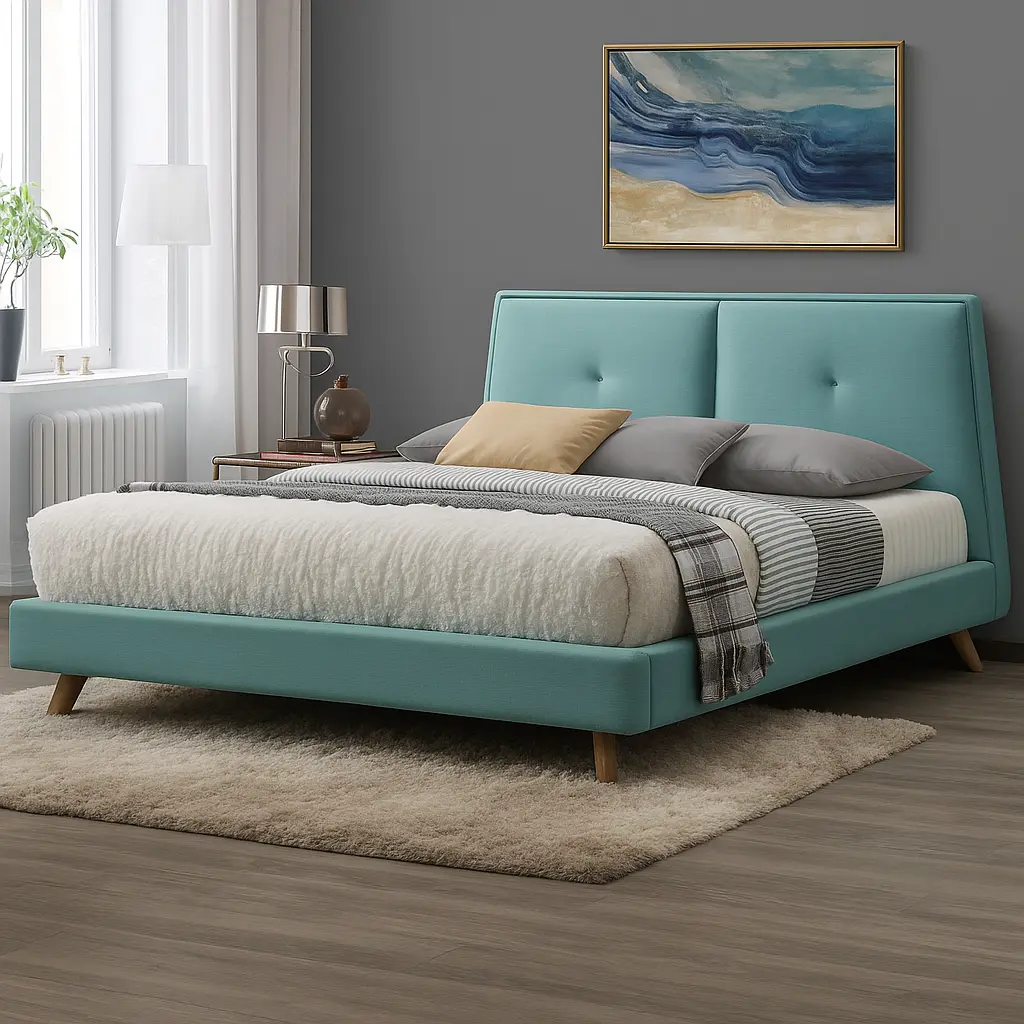Carson Upholstered Bed | Asghar Furniture UAE.