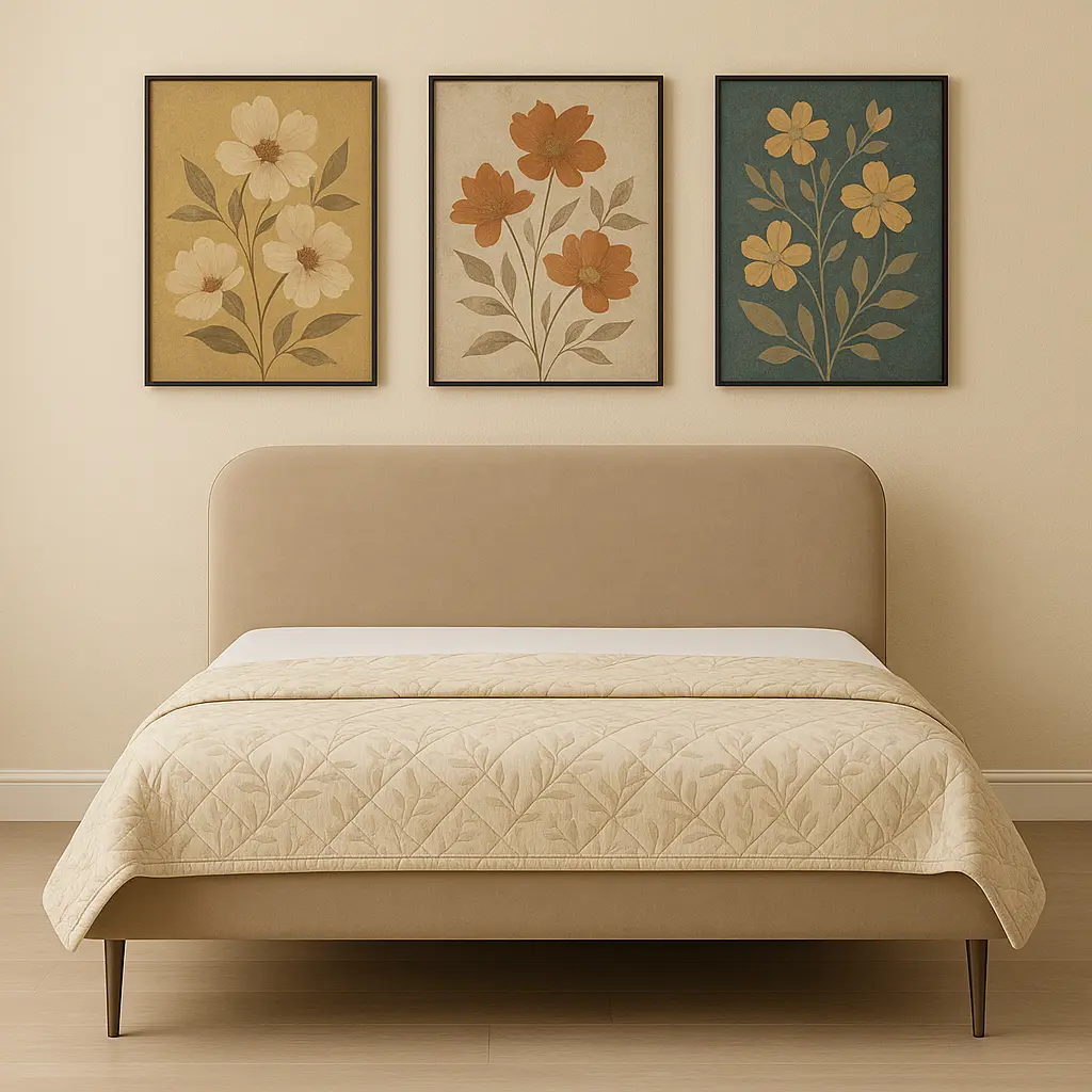 Buy Minimalist Velvet Bed Vixra | Exclusive Style, Online UAE